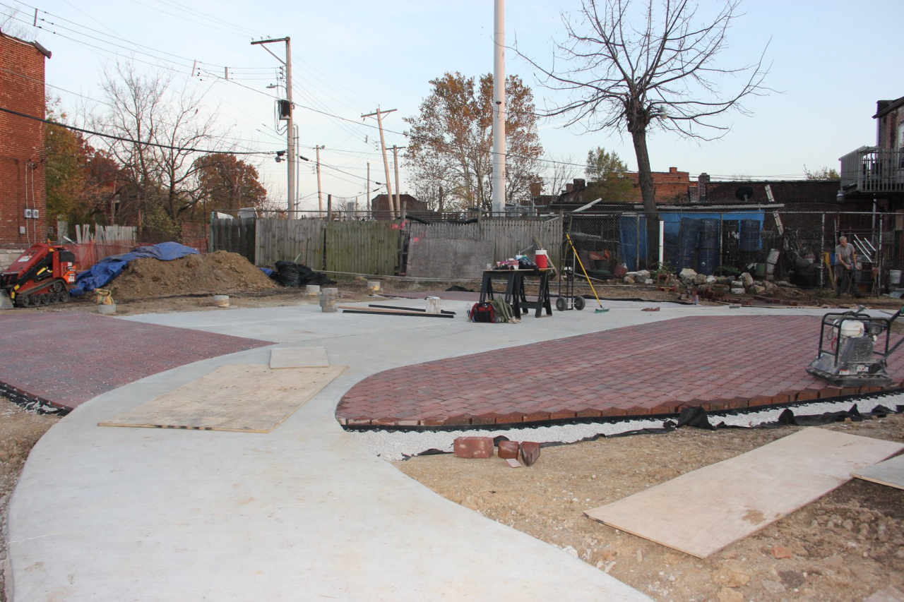 Permeable pavers installation complete! - Black Power Blueprint